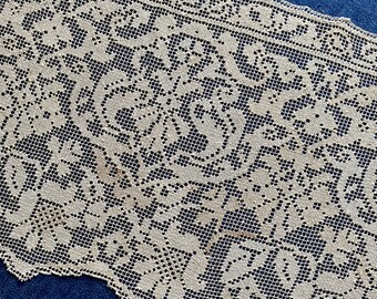 Antique Linen Hand Made Greek Embroidered Lace - Etsy