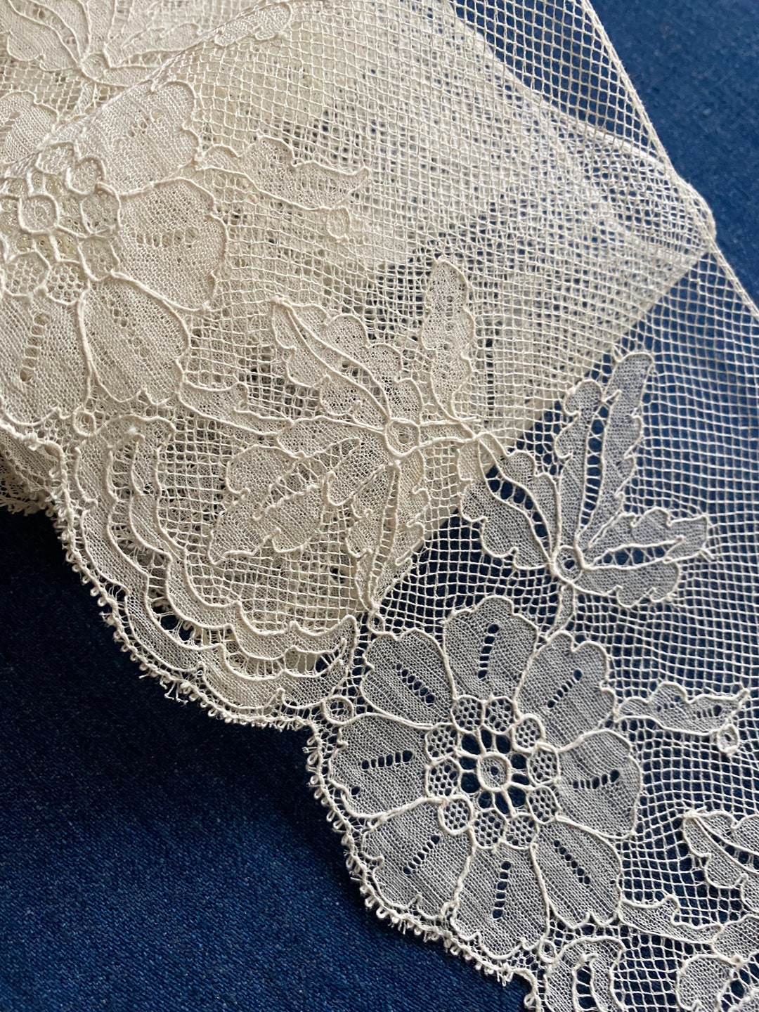 Antique Net Lace - Etsy