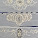 Hand Embroidered Lace Net Motifs Six Different Choices - Etsy
