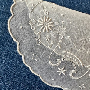 Ten Antique Hand Embroidered Organdy Mats - Etsy