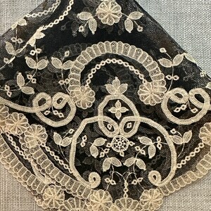 Finest Antique Princess Lace Handkerchief - Etsy