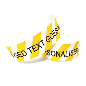Wristbands Tyvek 3/4" Security Event Paper Party Custom Printed ID ...