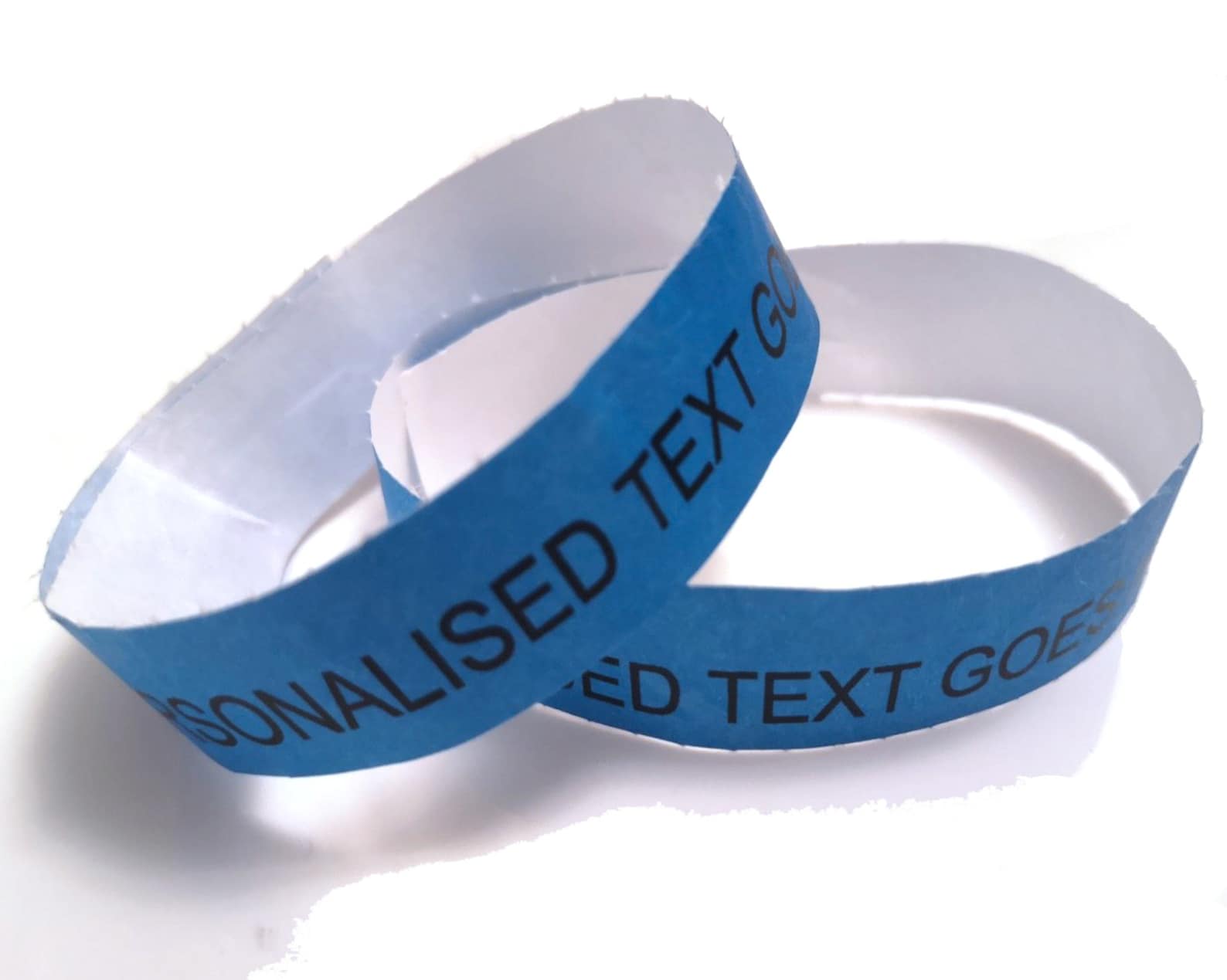 10 Personalised Paper Wristbands Custom Text Tyvek Bands Hen - Etsy