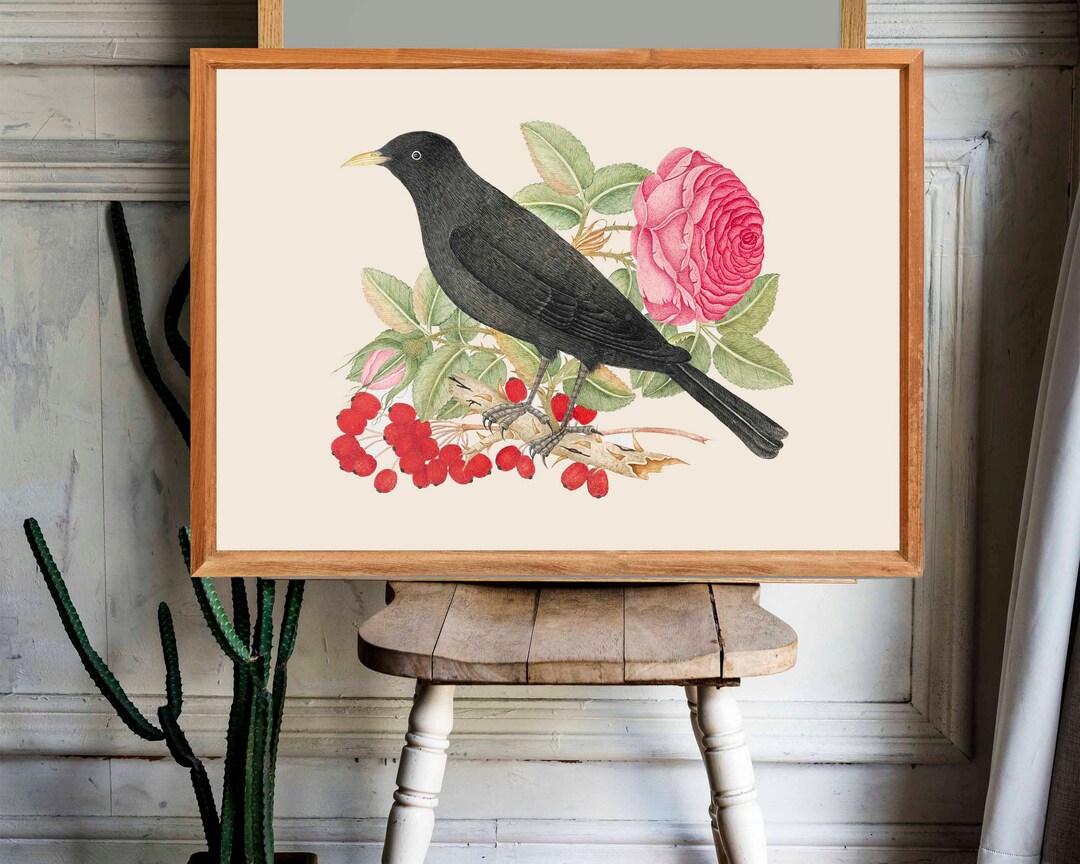 INSTANT VINTAGE ART PRINTABLE, merle, nature nature nature nature ...