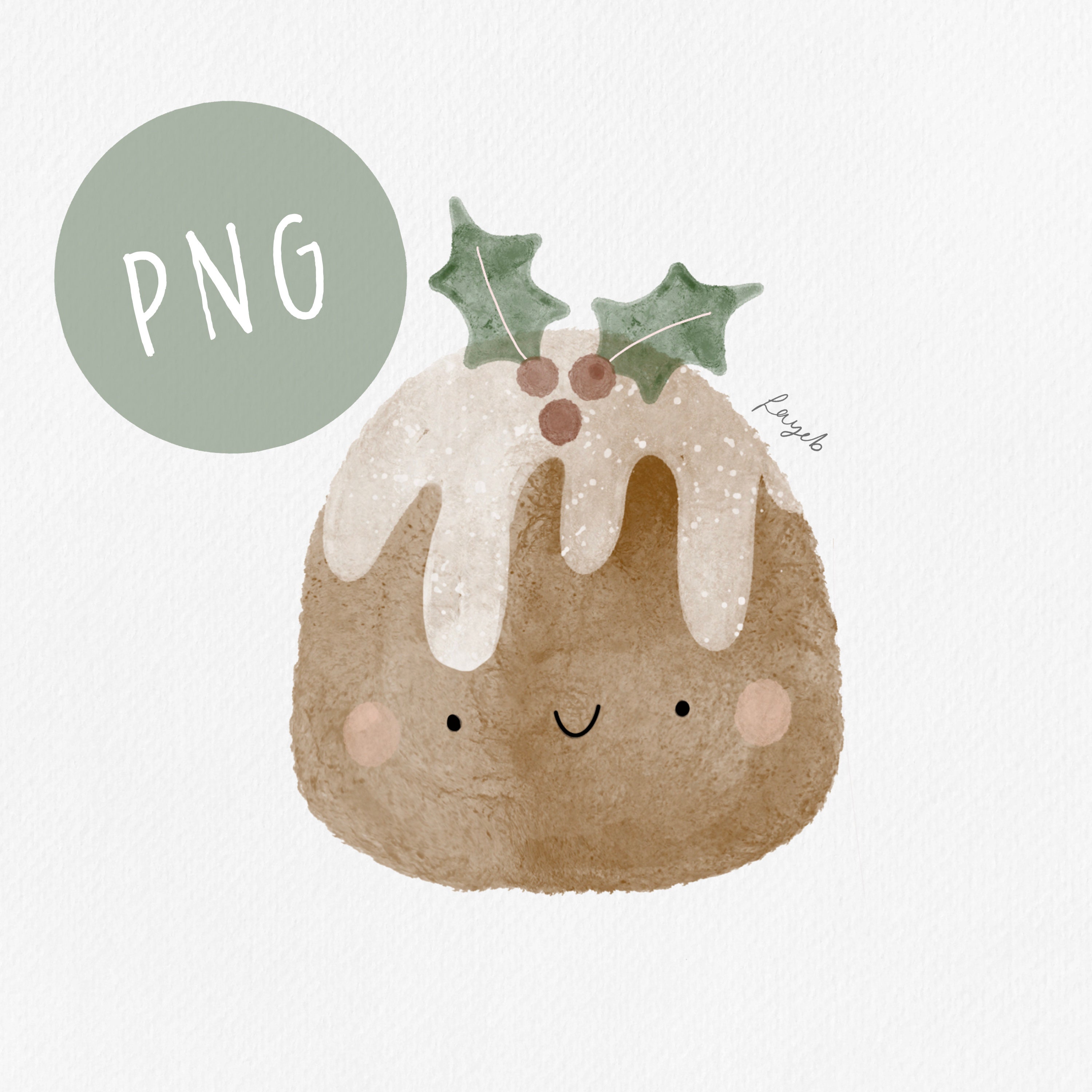 Little Christmas Pudding PNG, Christmas Pudding, PNG for Christmas ...