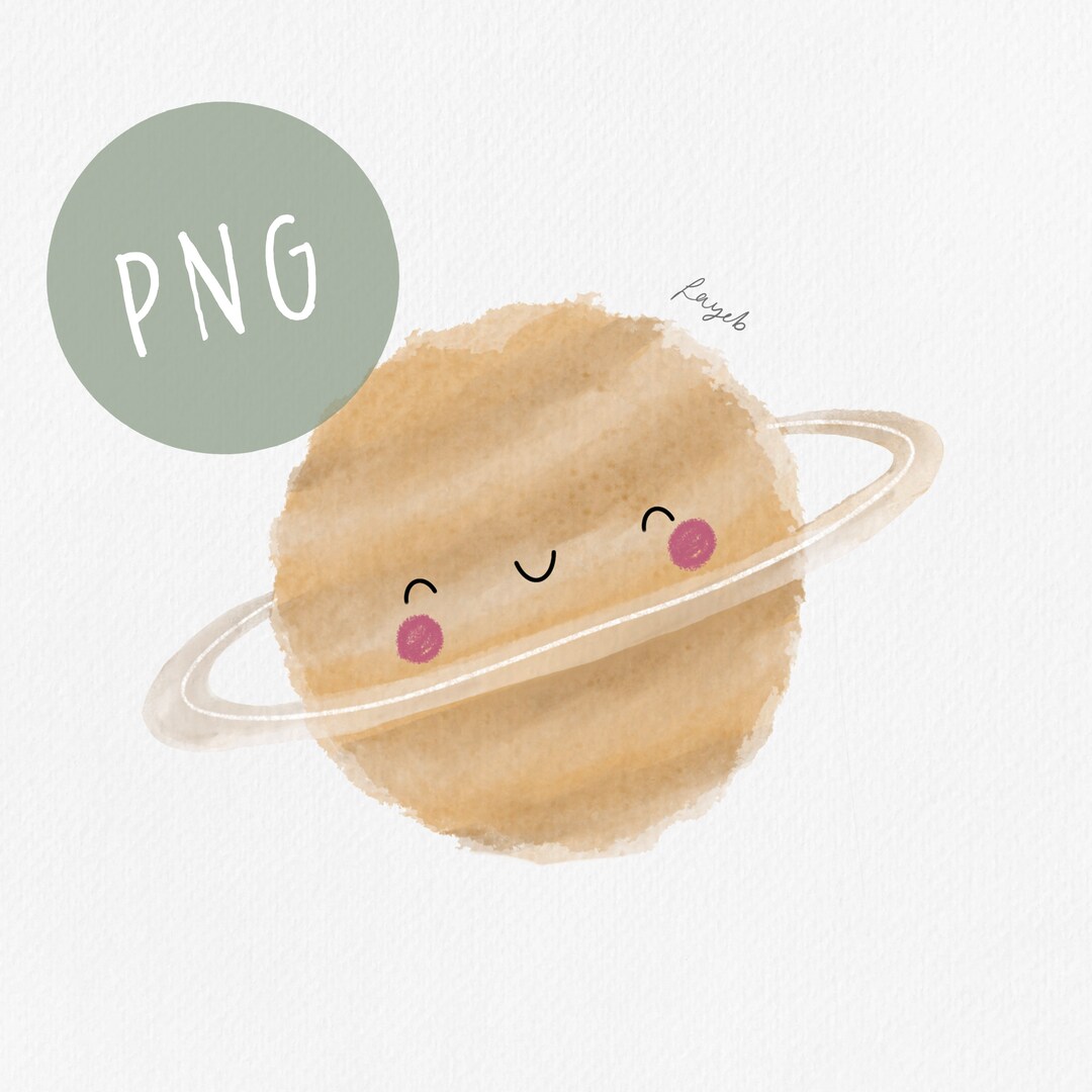 Watercolor Planet Clipart, Planets Clipart, Space PNG, Watercolour ...