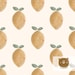 Watercolor Cute Lemon Pattern, Summer Seamless Pattern, Seamless ...