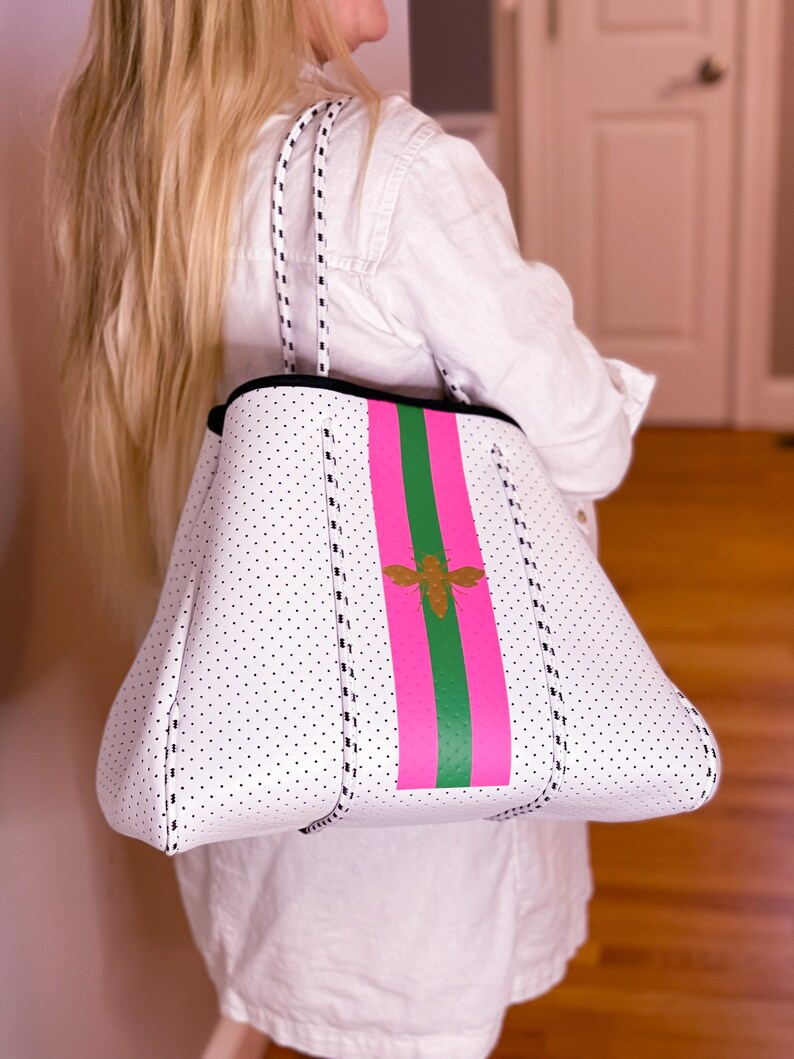 Neoprene Tote Large Beach Bag Gym Bag Yoga Tennis Tote - Etsy