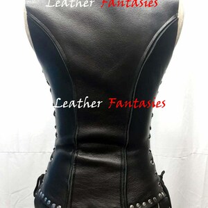 Women Genuine Leather Corset Armour Tassel Style Bodice| Woman Leather ...