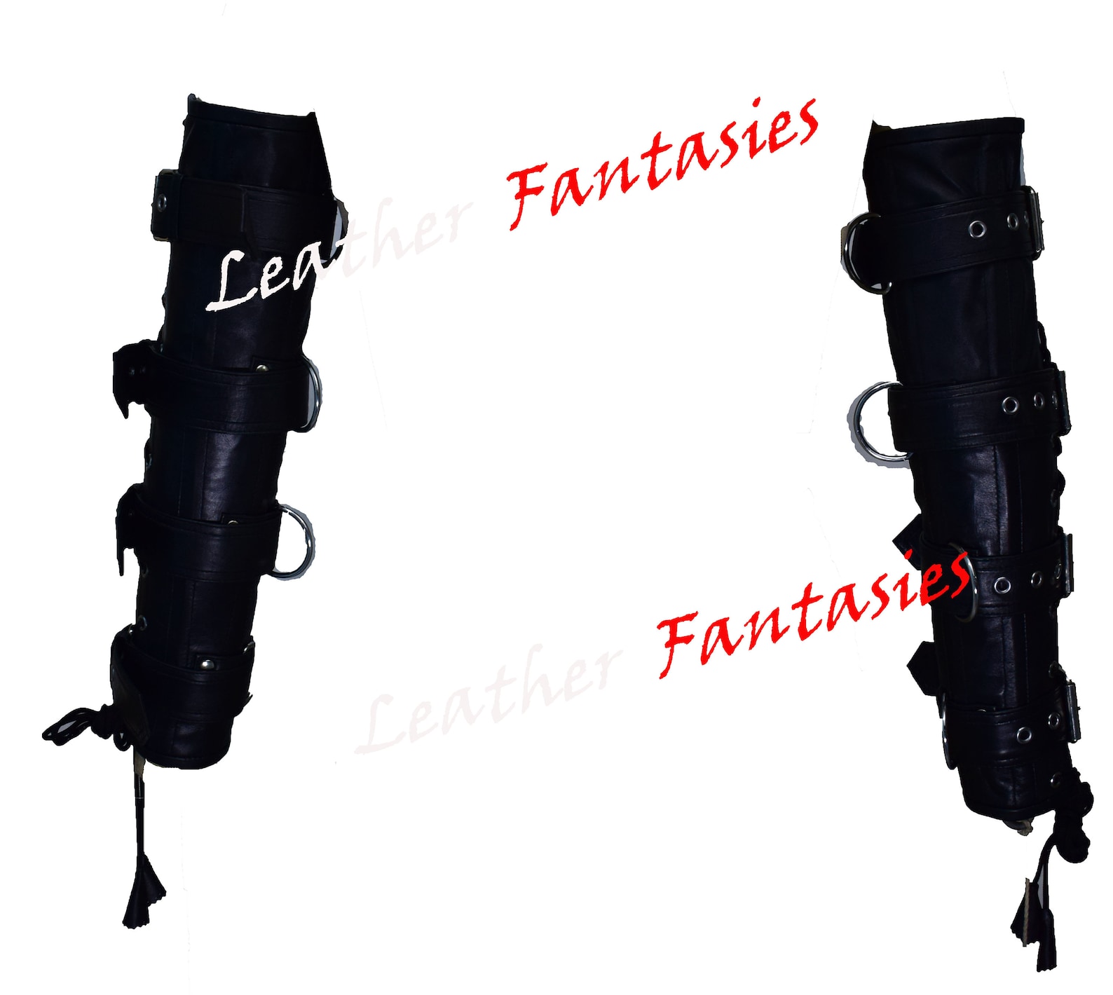 Genuine Black Leather Arm And Leg Binders 4 Piece Heavy Duty Etsy Canada