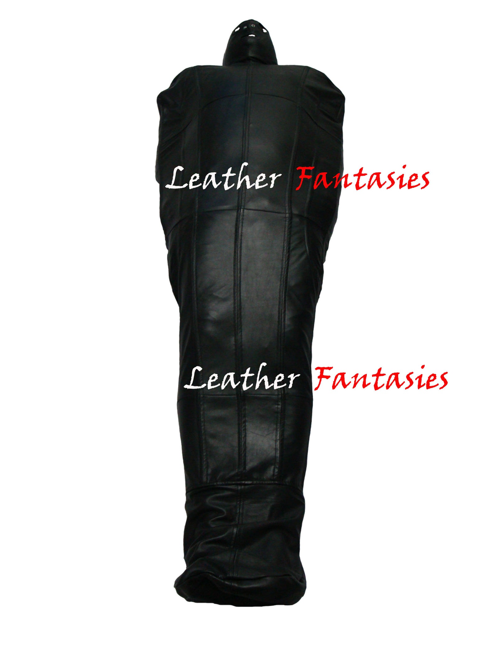 Real leather full body bondage straight jacket sleeping bag | Etsy