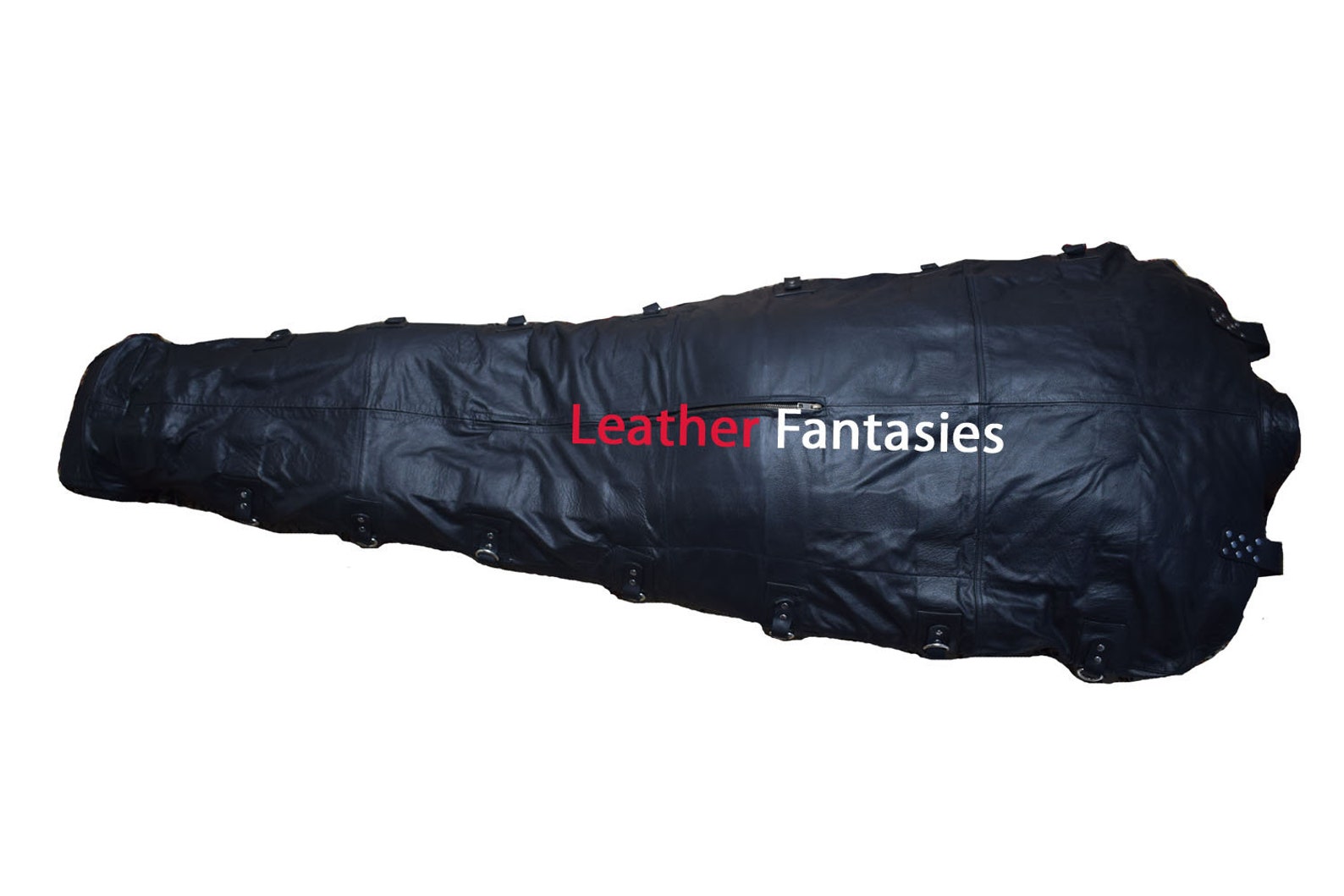 Real Leather Sleep Sack Body Bag Black Genuine Leather Bondage - Etsy