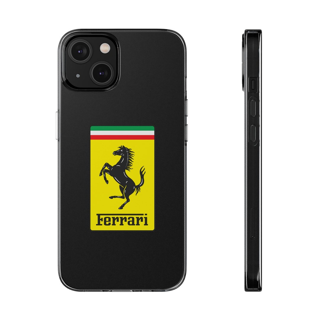 Farrari Car Logo Clear Silicone Phone Cases - Etsy