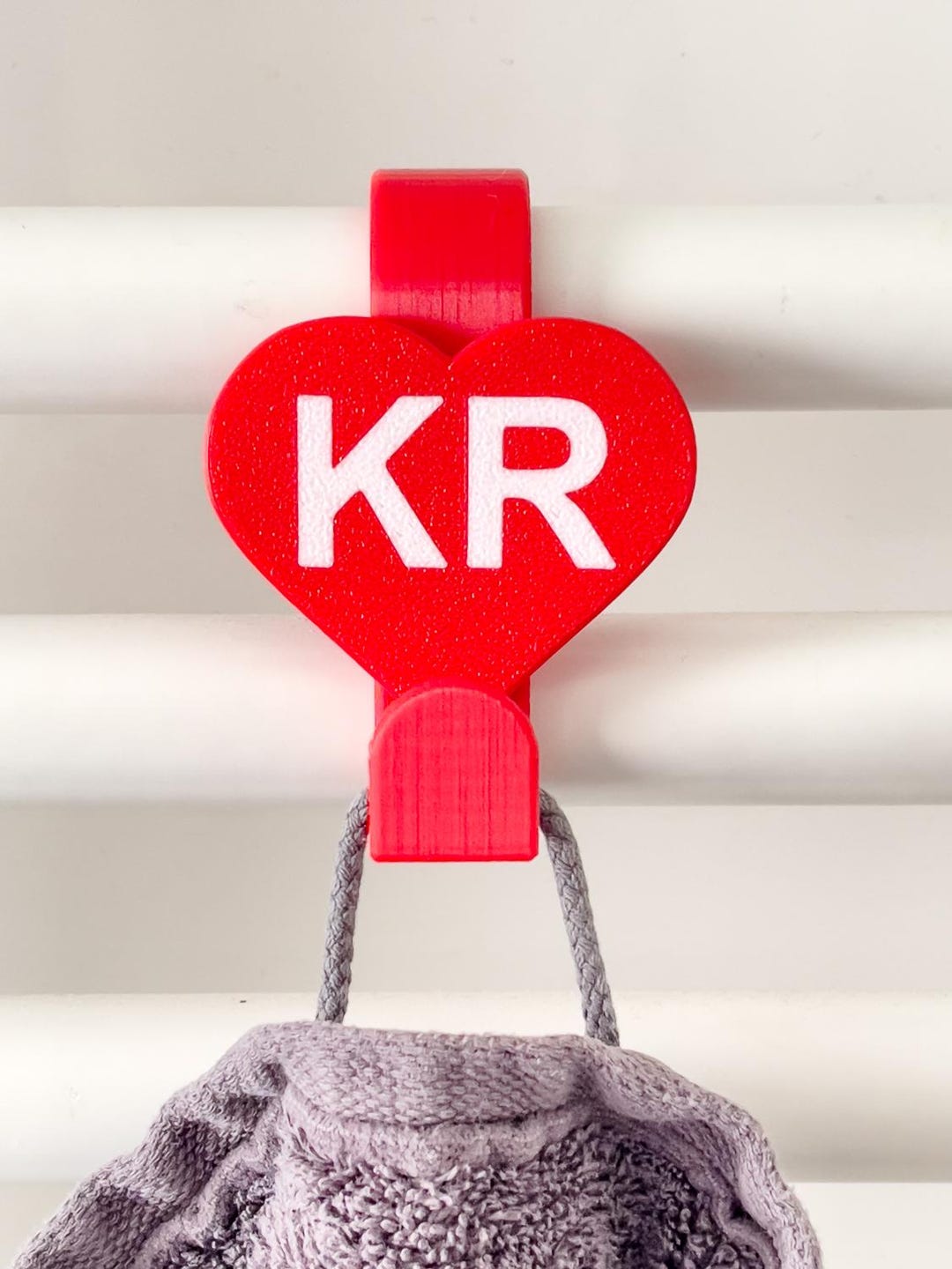 Heart Towel Hanger for Radiator, PLA 3D Printed - Etsy