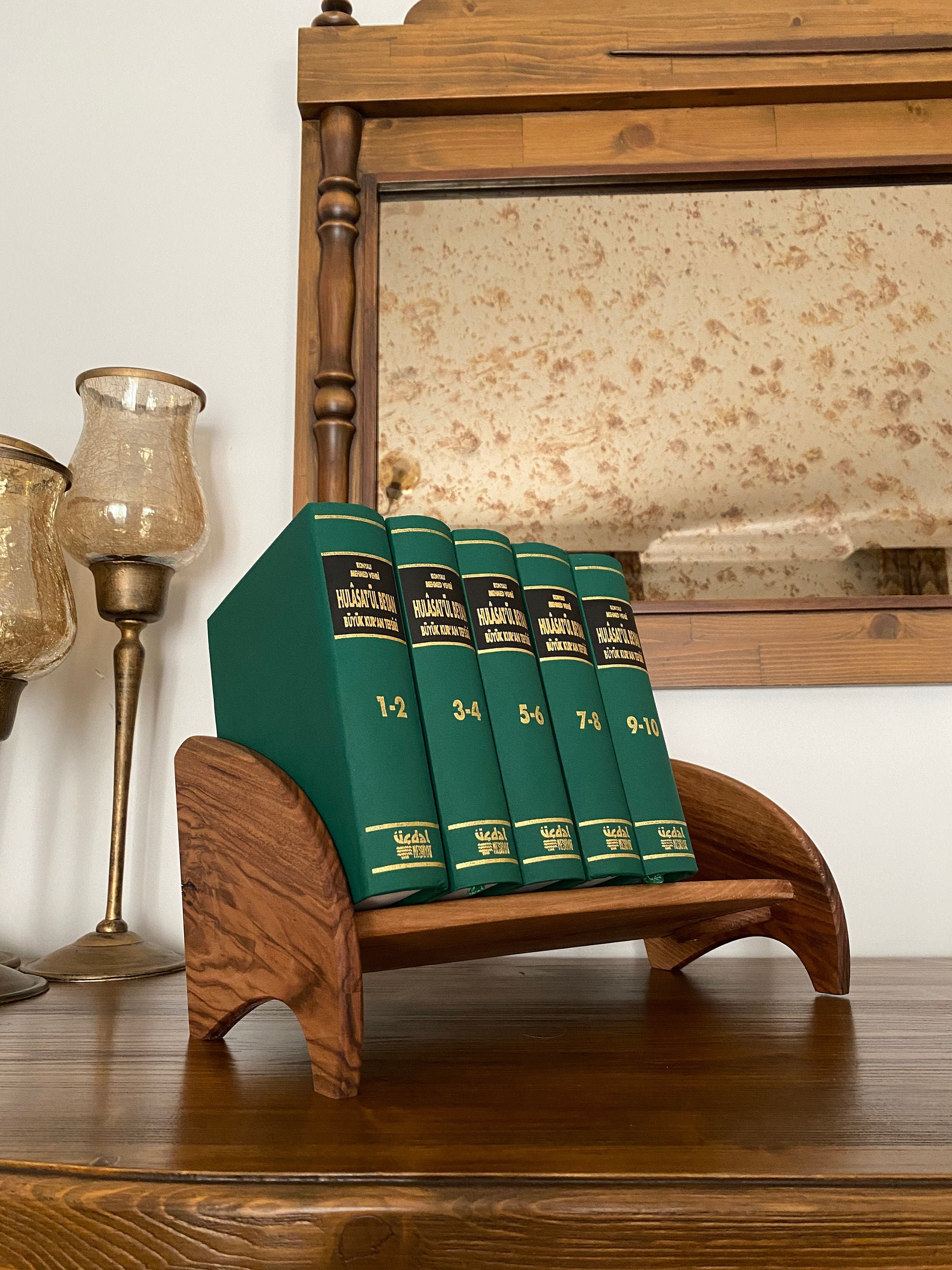 Wooden Bookshelf Wooden Book Bench Handmade Bench Style Book | Etsy