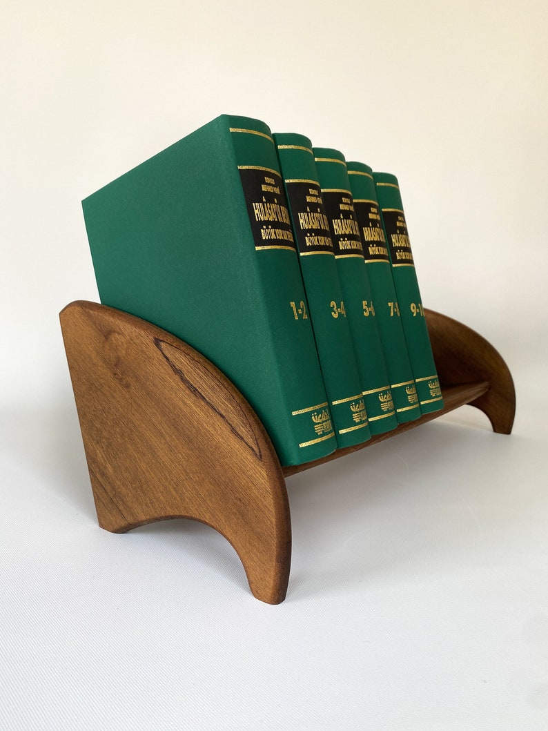 Wooden Bookshelf Wooden Book Bench Handmade Bench Style Book - Etsy UK