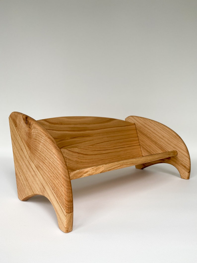 Wooden Bookshelf Wooden Book Bench Handmade Bench Style Book - Etsy UK