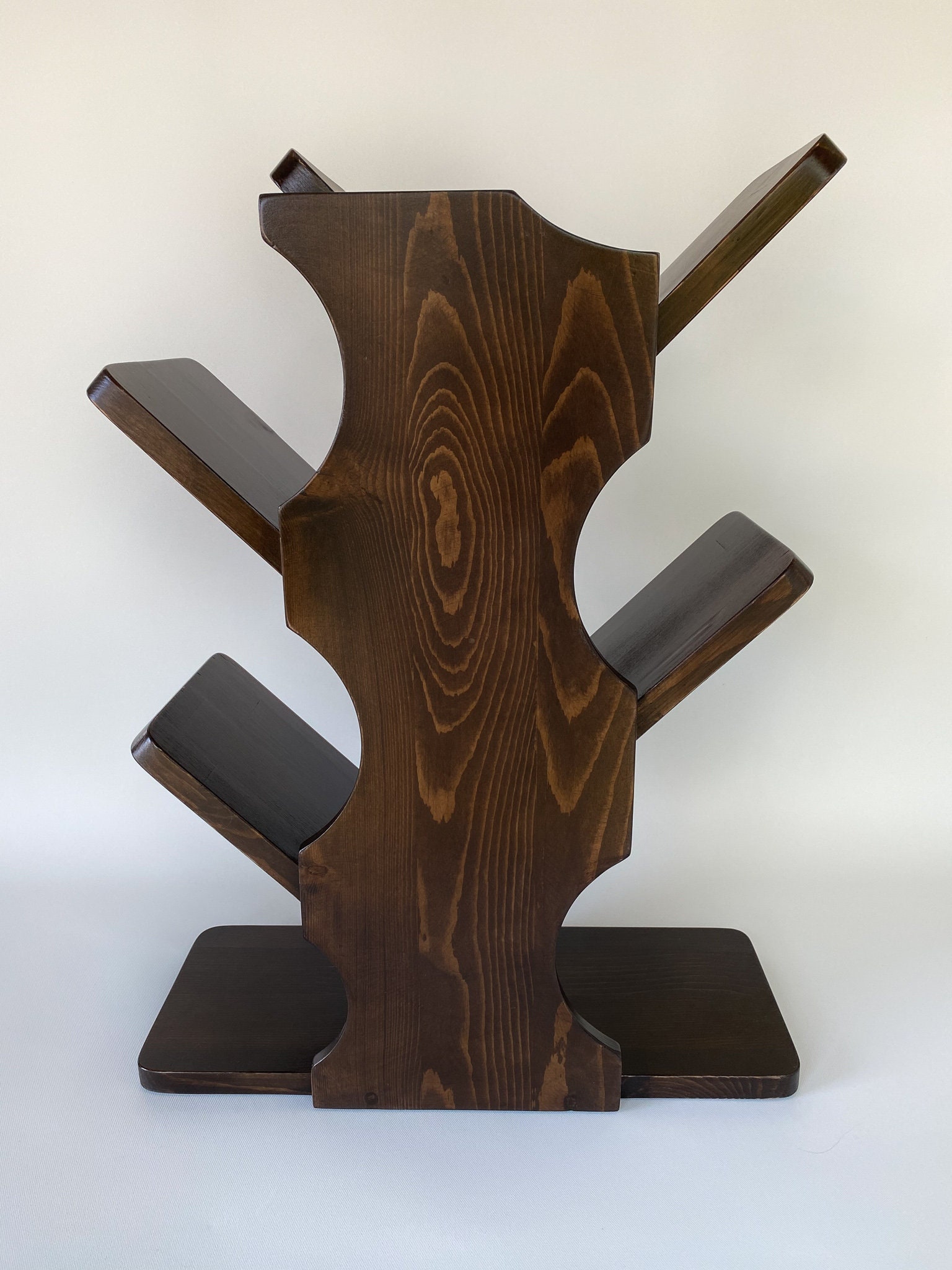 Wooden Tree Bookcase, Tree Bookshelf, Decorative Library, Handmade ...