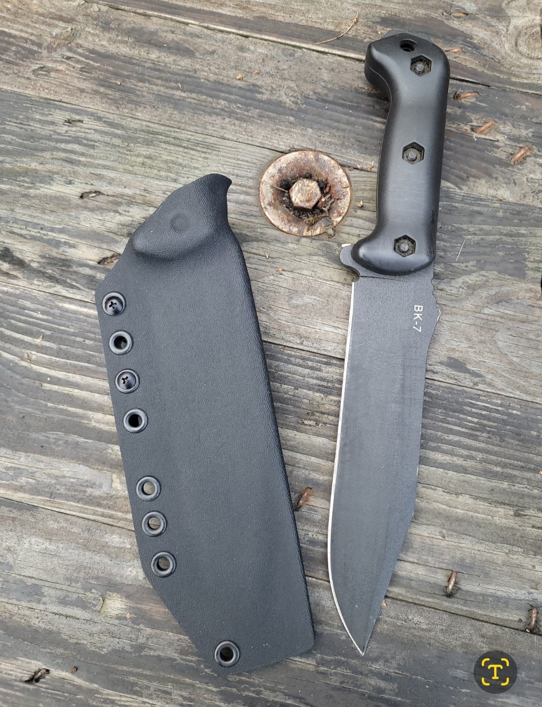 Kydex Sheath for Becker BK7. Black. Sheath Only - Etsy