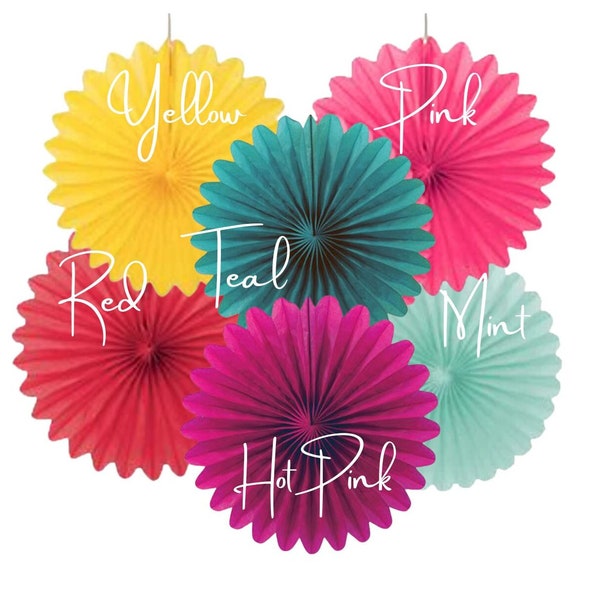 Tissue Paper Fan - Etsy