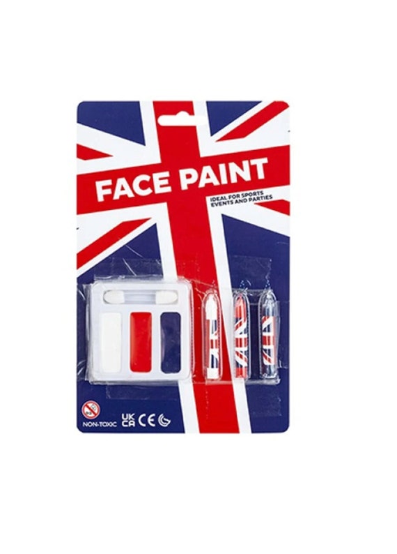 Red White And Blue Face Paint