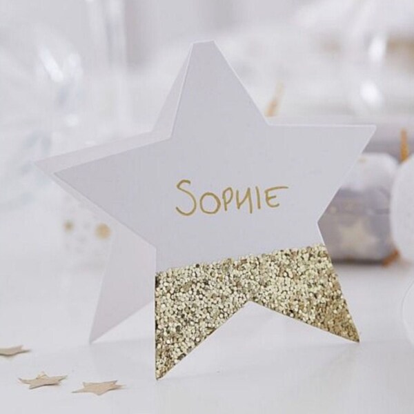 Star Place Cards - Etsy