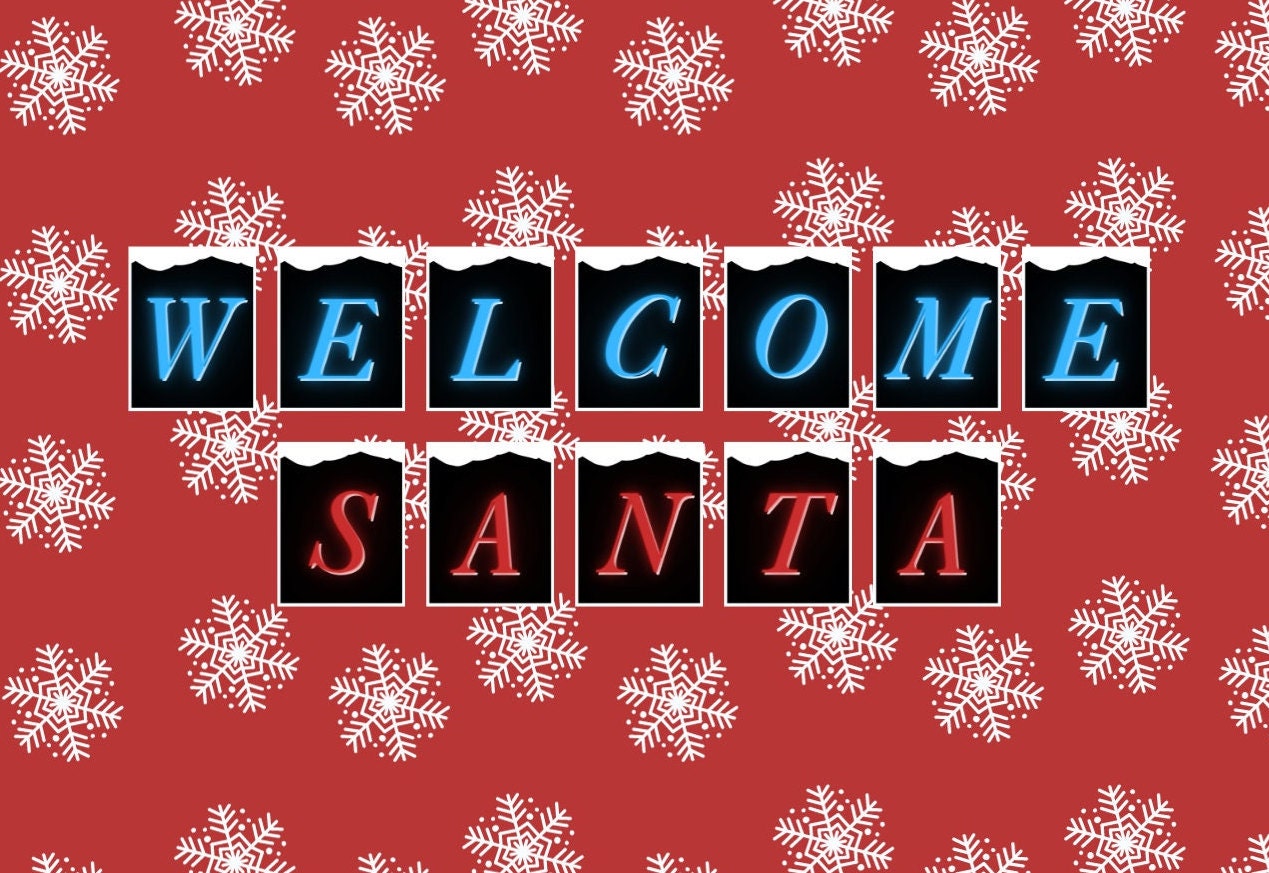 Welcome Santa Elf Banner Elf Movie Printable Elf Party Buddy the Elf ...