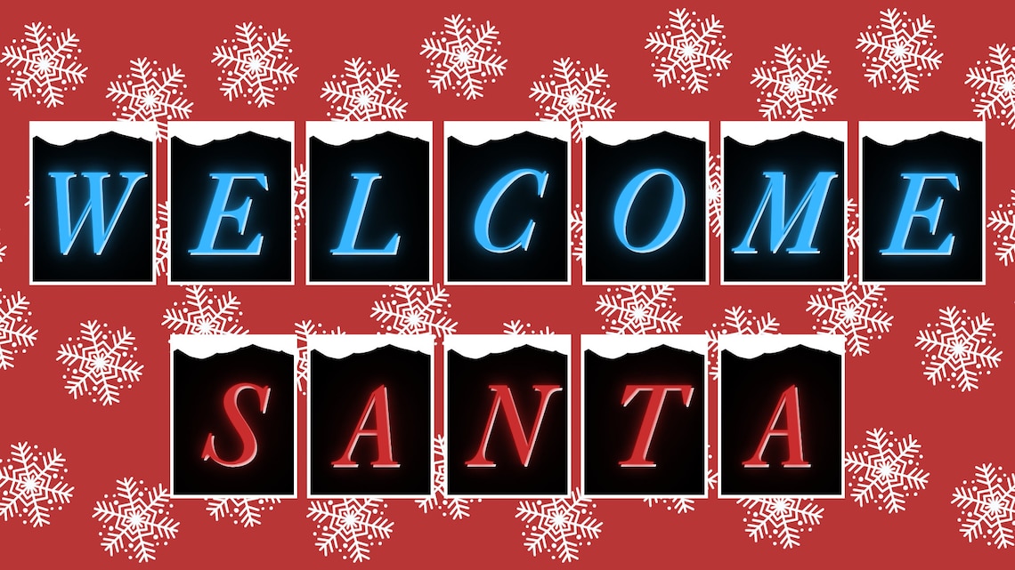 Welcome Santa Elf Banner Elf Movie Printable Elf Party Buddy the Elf ...