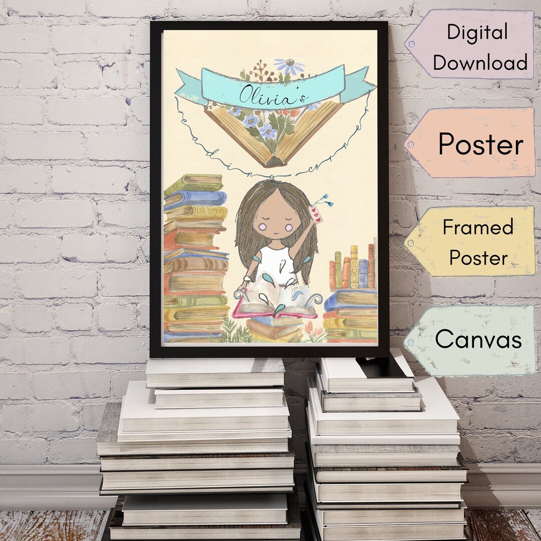Custom Reading Corner Sign | Travel Theme Nursery | Personalized ...