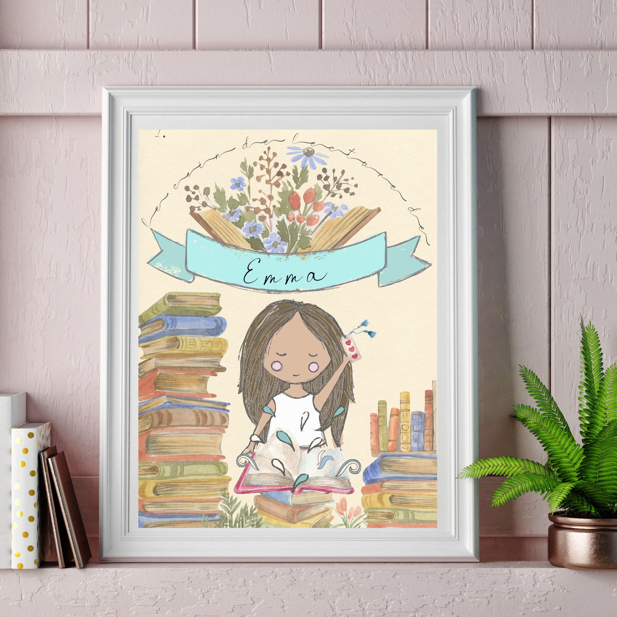 Custom Reading Corner Sign | Travel Theme Nursery | Personalized ...
