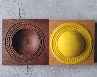 Ravioli Mold PYRAMIDS Sapele L601SA, Wooden Ravioli Mold, Handmade ...