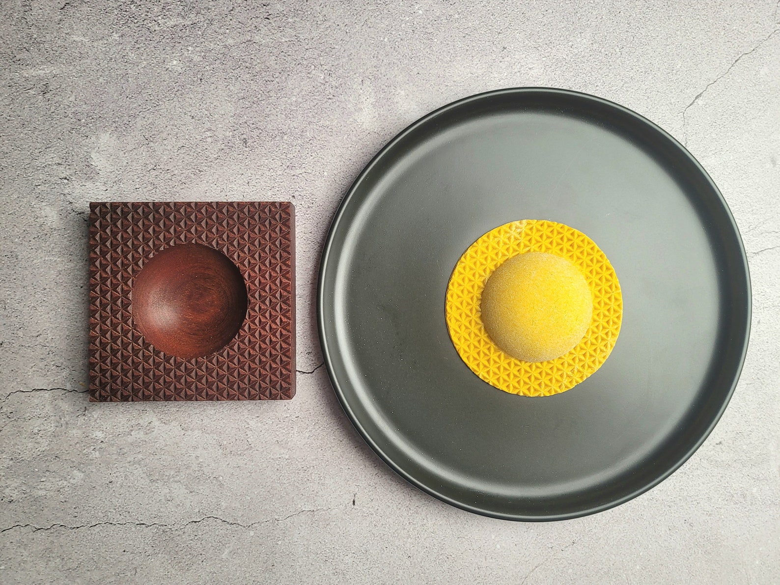 Ravioli Mold PYRAMIDS Sapele L601SA, Wooden Ravioli Mold, Handmade ...