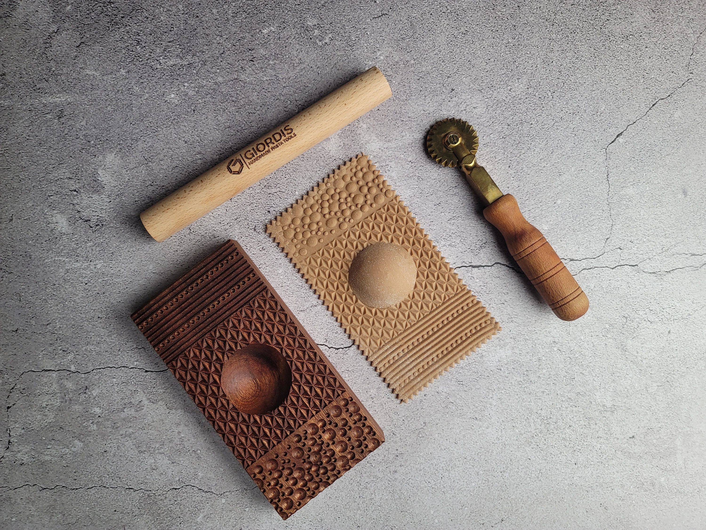 Mixed Pasta Mold TWO Sapele M201SA , Ravioli Mold, Wooden Ravioli Mold ...