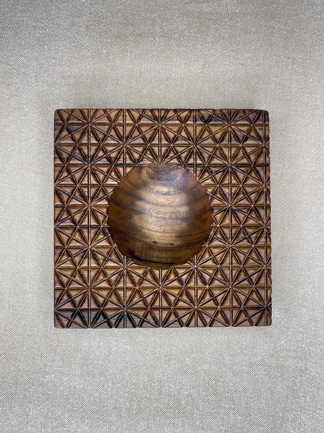 Ravioli Mold KALEIDOSCOPE Black Walnut – L201WA, Wooden Ravioli Mold ...