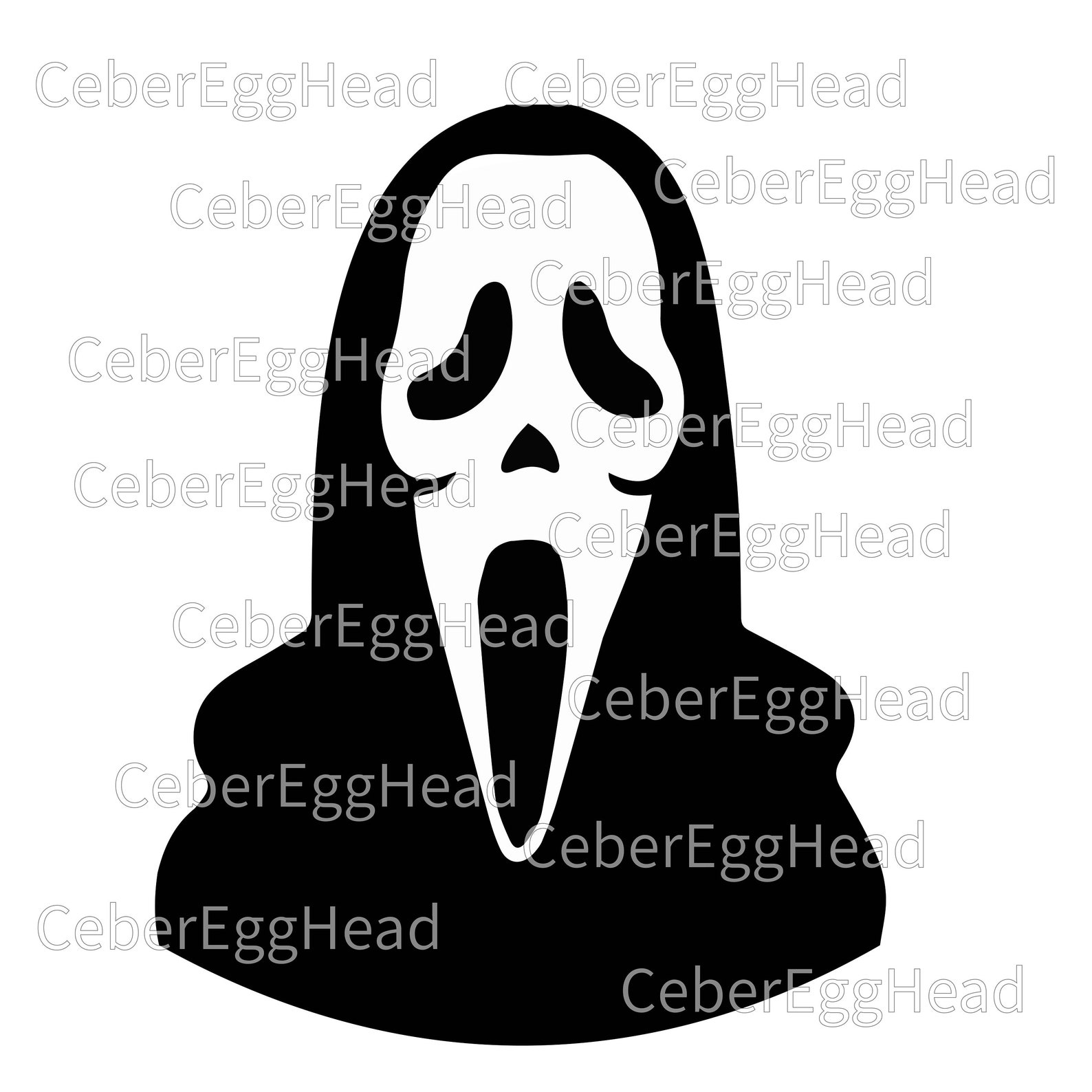 Ghost Scream Svg, Ghost Face Svg, Scream SVG, Scream Ghost Face, Whats ...
