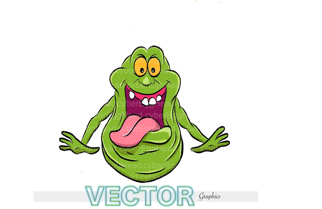 Slimer SVG | Vector Slimer Ghost Design SVG | Slimer Movie | Clip Art ...
