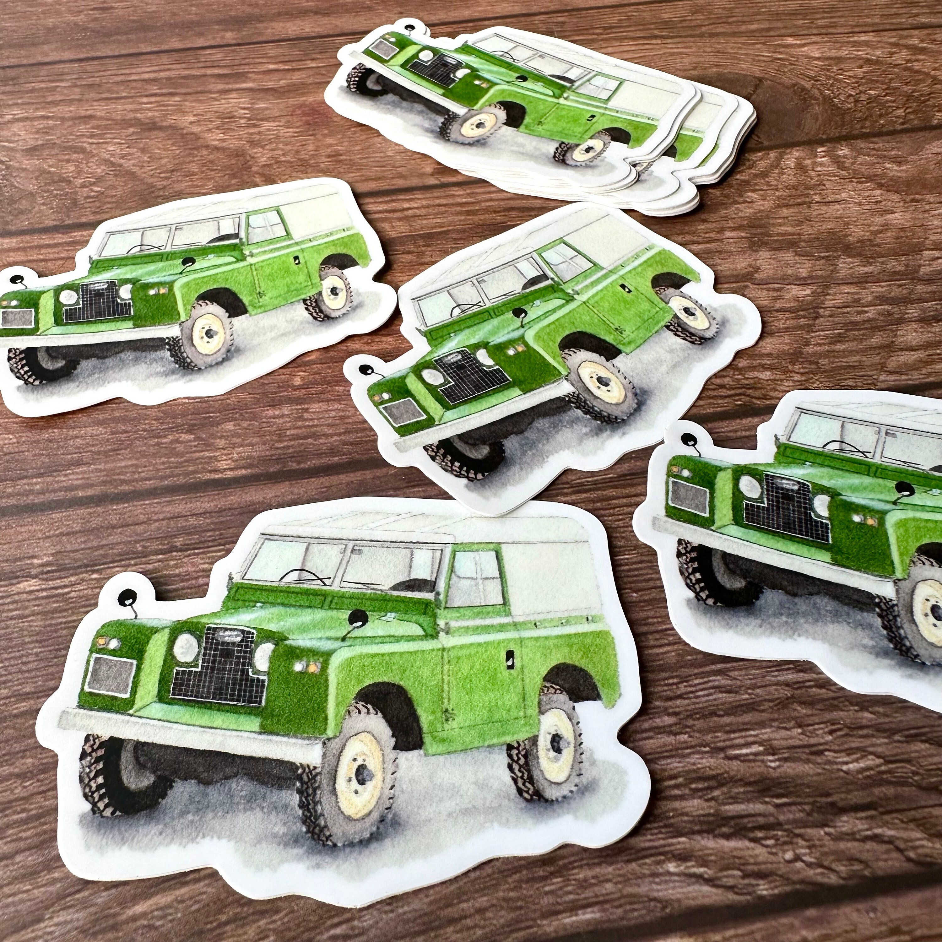 Land Rover Series 2 Stickers Watercolour Die Cut Stickers - Etsy UK