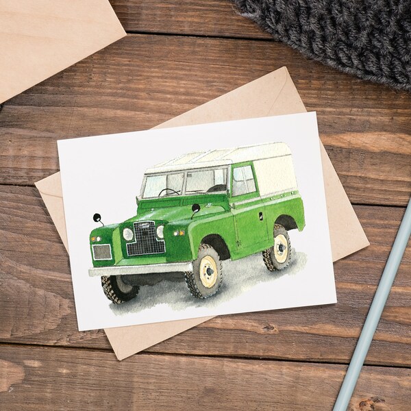 Land Rover Birthday Card - Etsy UK