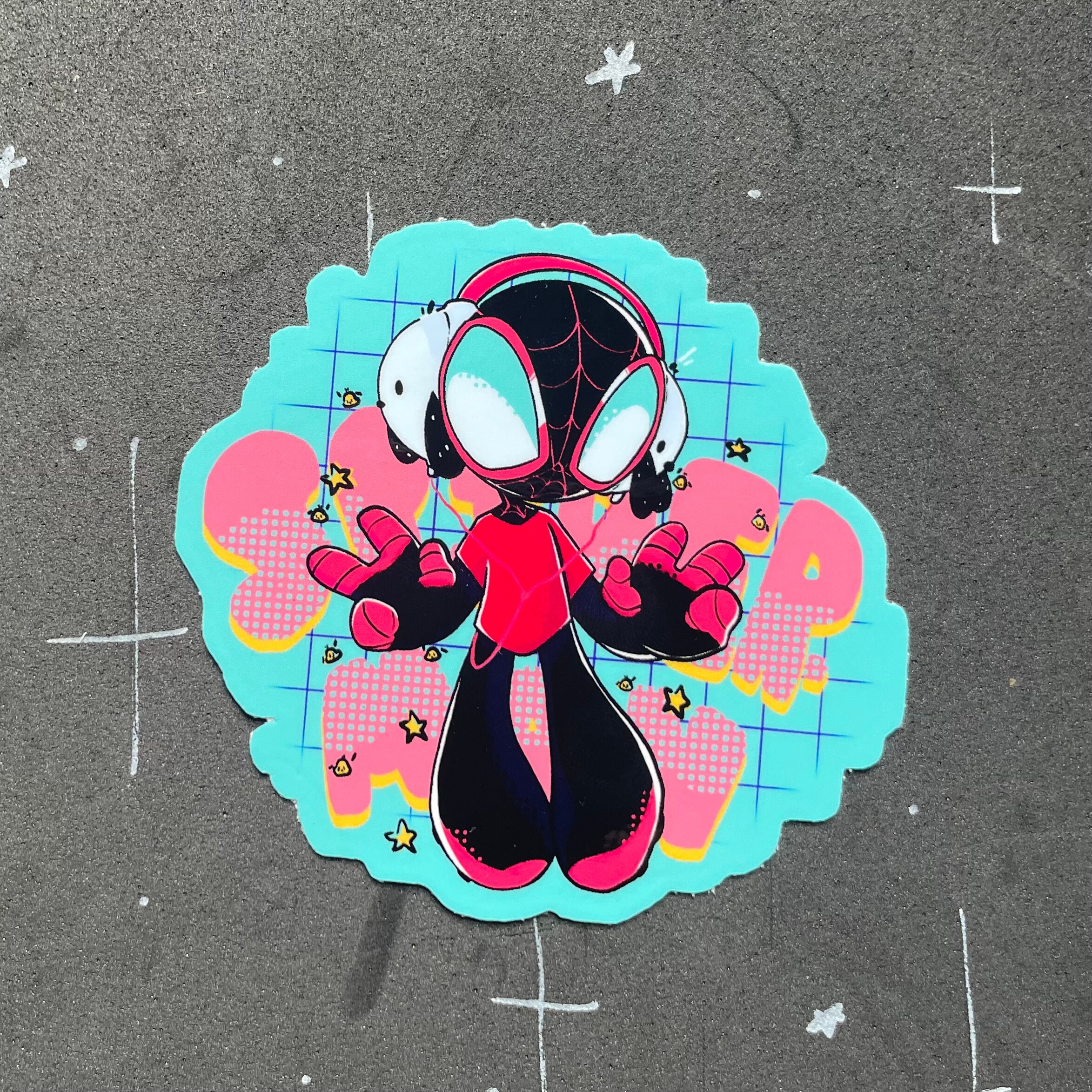 Spiderman-spiderverse X Sanrio Stickers - Etsy
