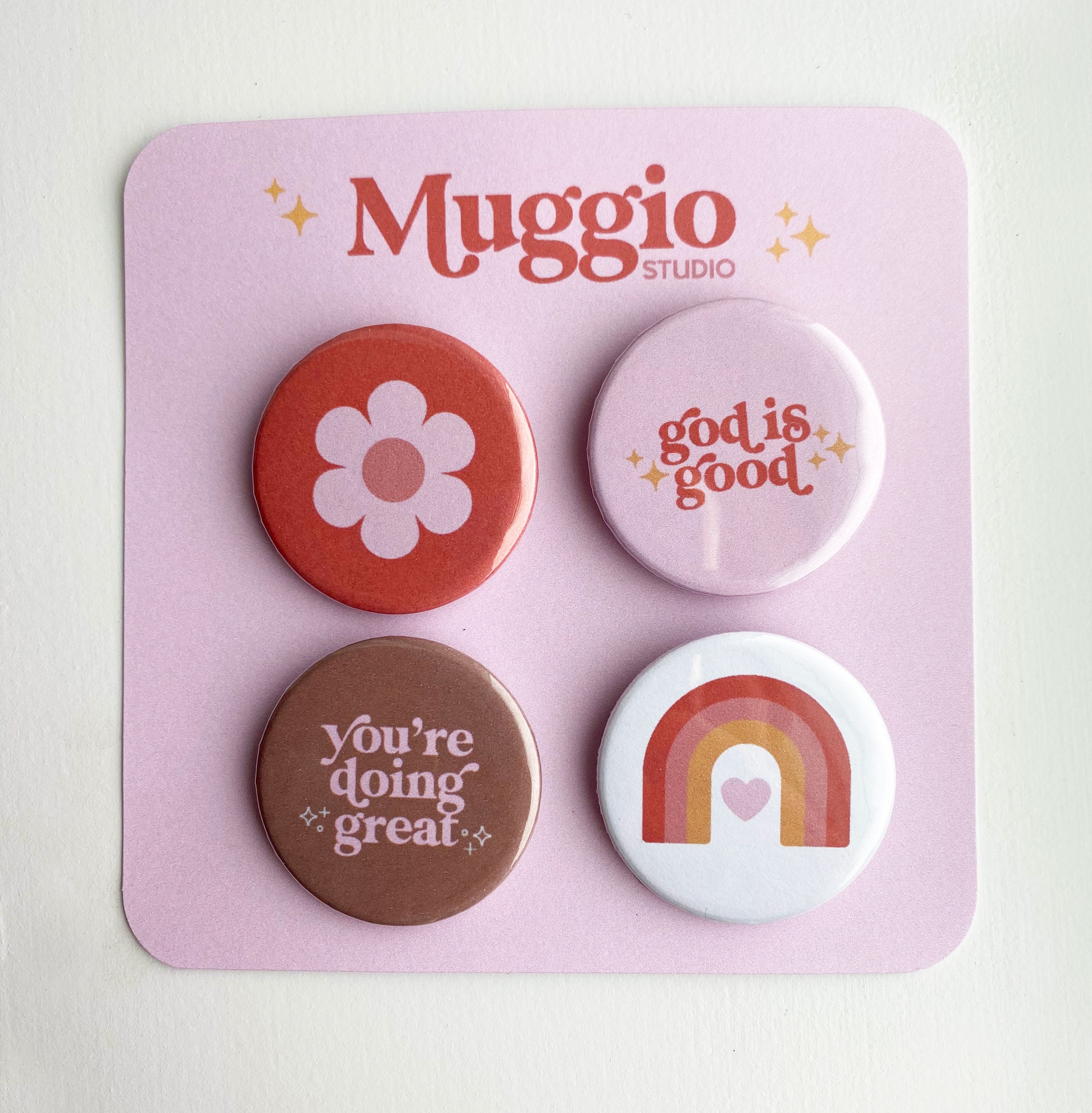 God is Good Button Set | Illustration | Digital Art | Artwork | Buttons ...