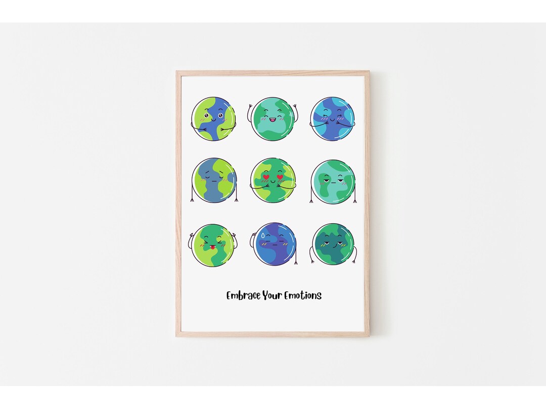 Embrace Your Emotions, Wall Decor, Wall Art, Wall Prints, Inspirational ...