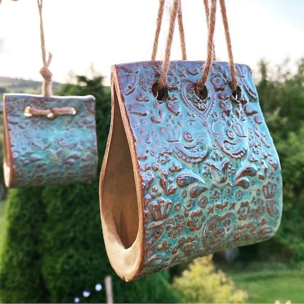 Ceramic Bird House - Etsy