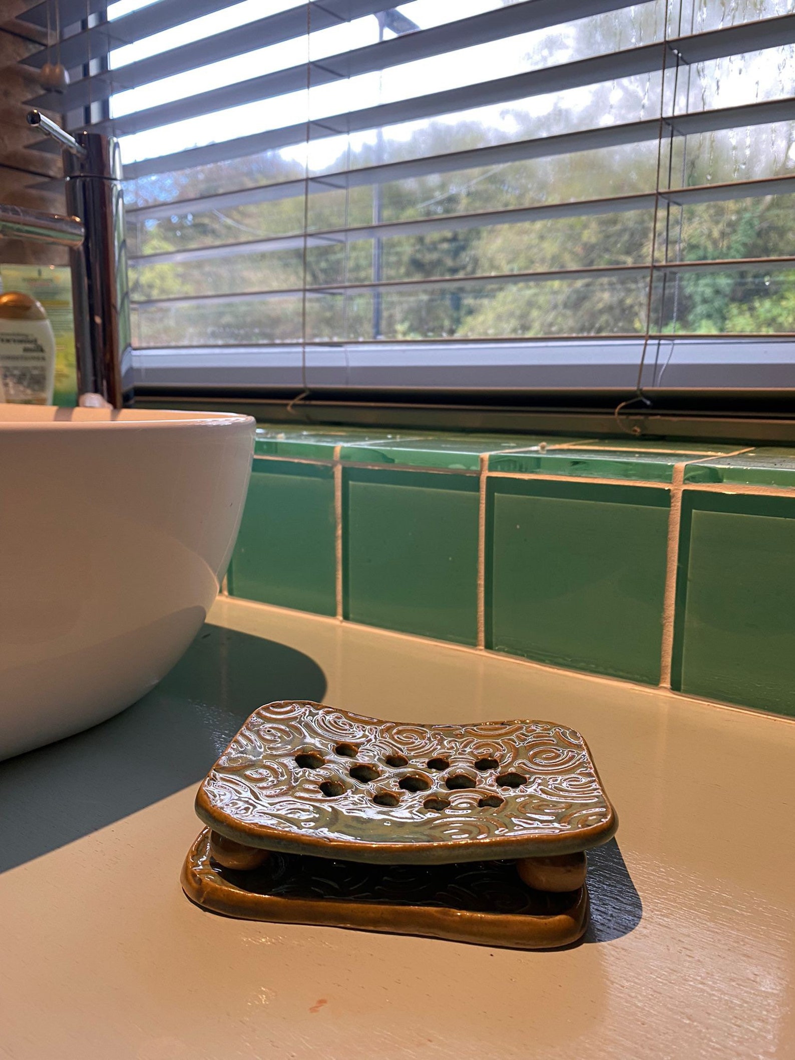 Handmade Ceramic Soap Dish With Tray Attached or - Etsy