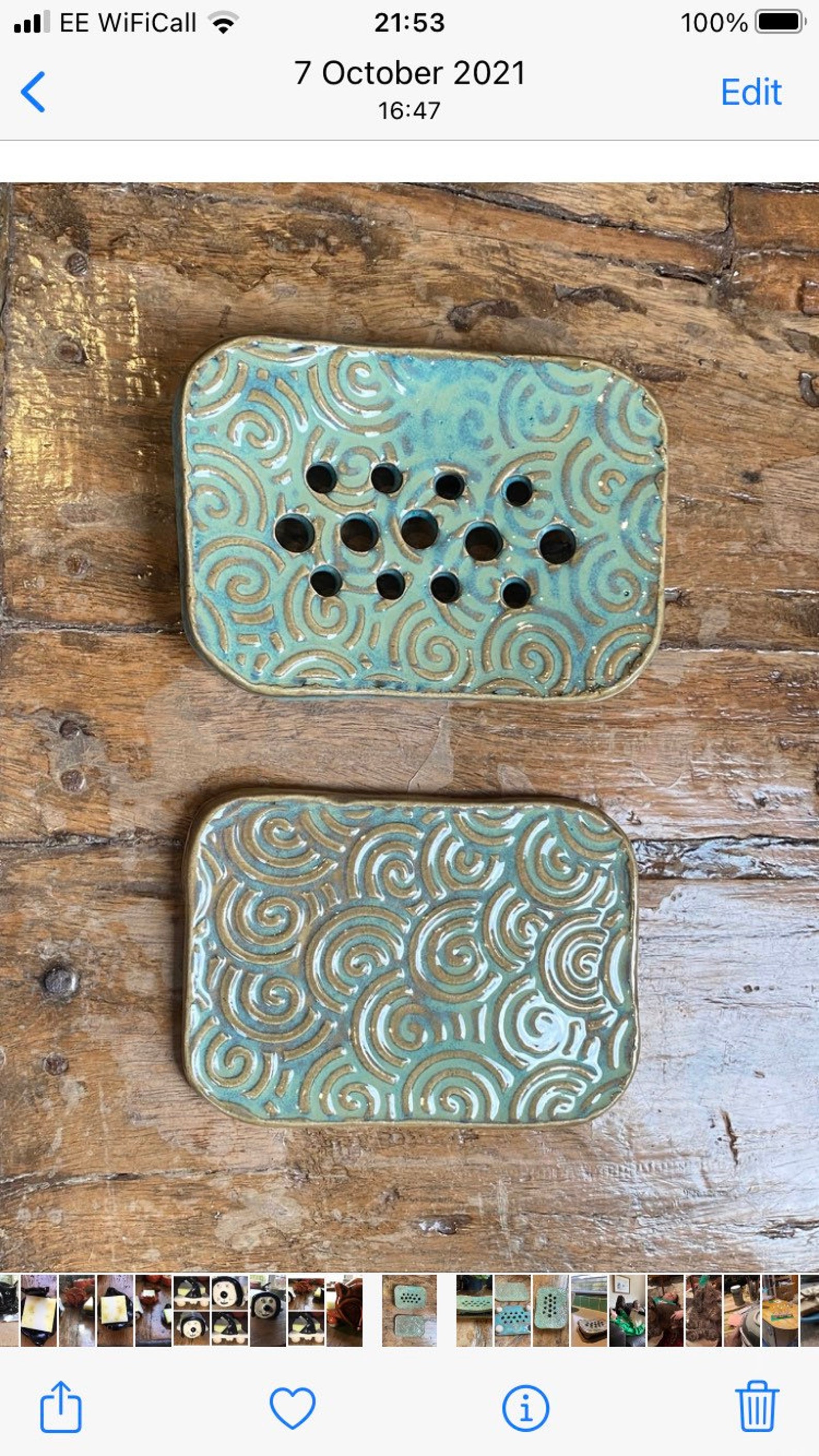 Handmade Ceramic Soap Dish With Tray Attached or - Etsy