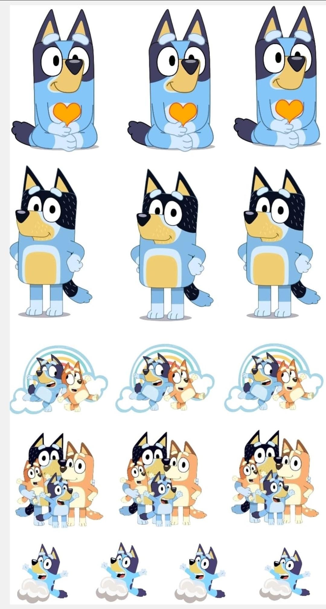 16 Bluey Stickers Theme | Sticker Bundles | Vinyl Stickers | Water ...