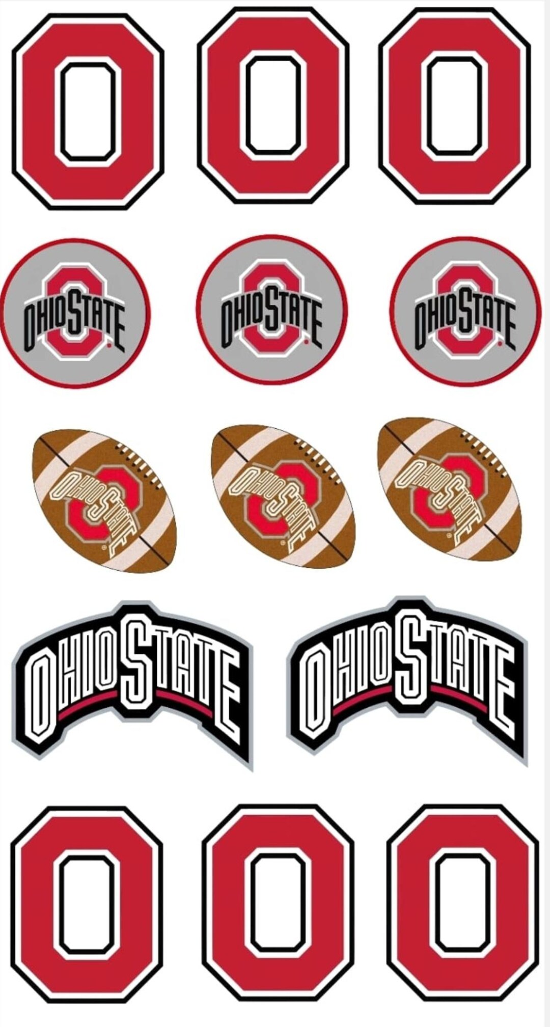 14 Ohio State Stickers Theme | Sticker Bundles | Vinyl Stickers ...