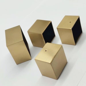 Metal Furniture Leg Cover Table Foot Cover Cap Square Furniture Foot ...