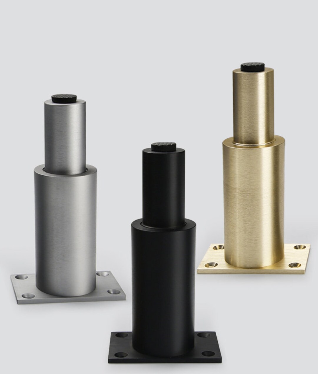 2PC Metal Furniture Legs Middle Support Adjustable, Coffee Table Sofa ...