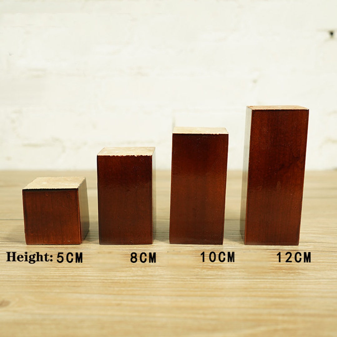 4PCS Black Cube Square Wooden Furniture Legs Legs for Coffee - Etsy