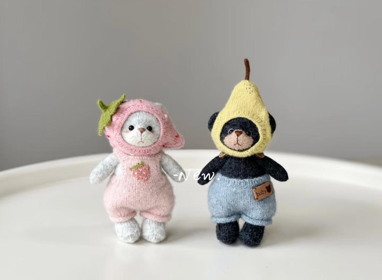 Pear Hat for Teddy/teddybear/knitting Pattern/doll Pattern/ - Etsy